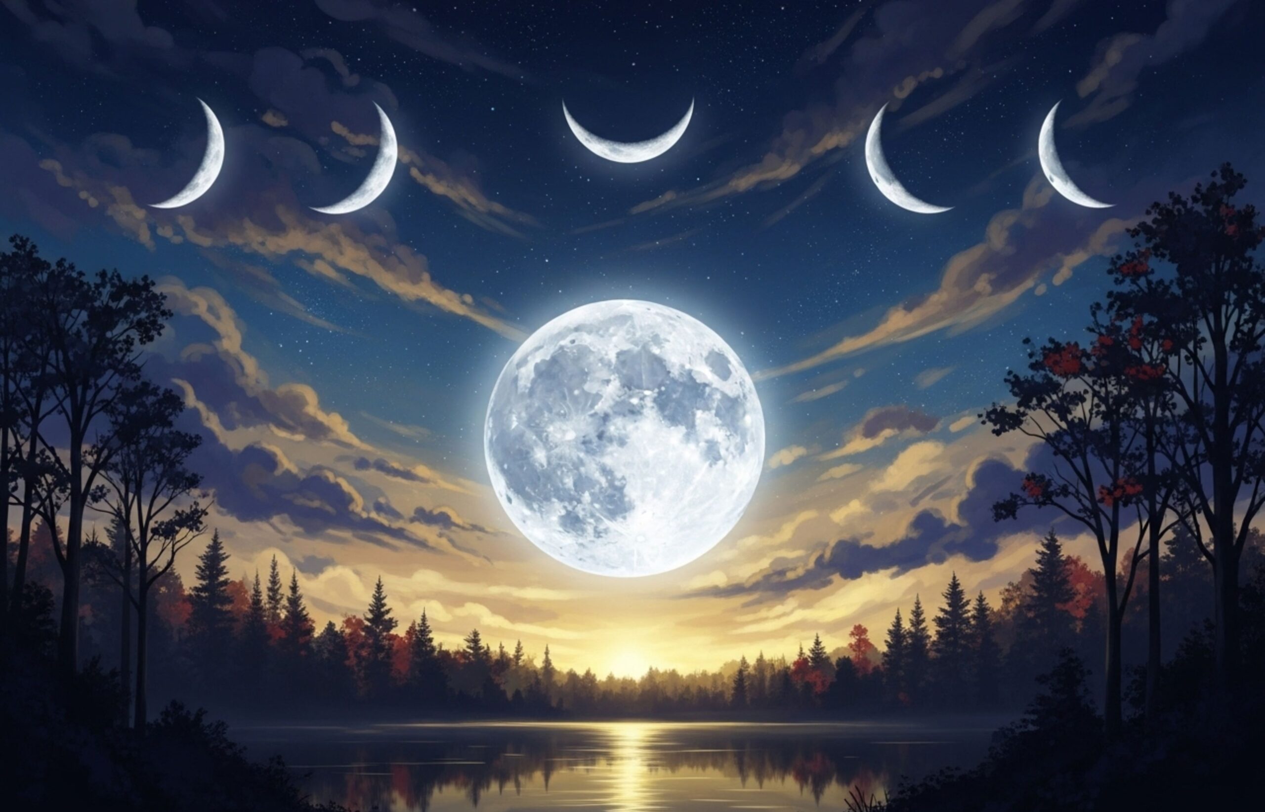 Astrološki vodič: Lunine mene november 2025: Koledar, pomeni in ...